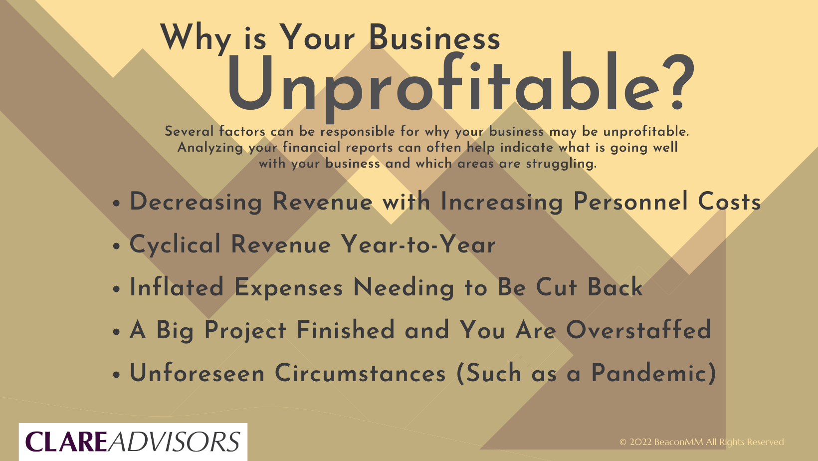Can You Sell an Unprofitable Business? - Clare Advisors